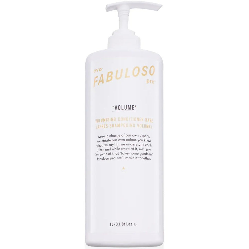 Evo Fabuloso Pro Volume Conditioner Base 33.8oz / 1000ml – Usa Pro Hair