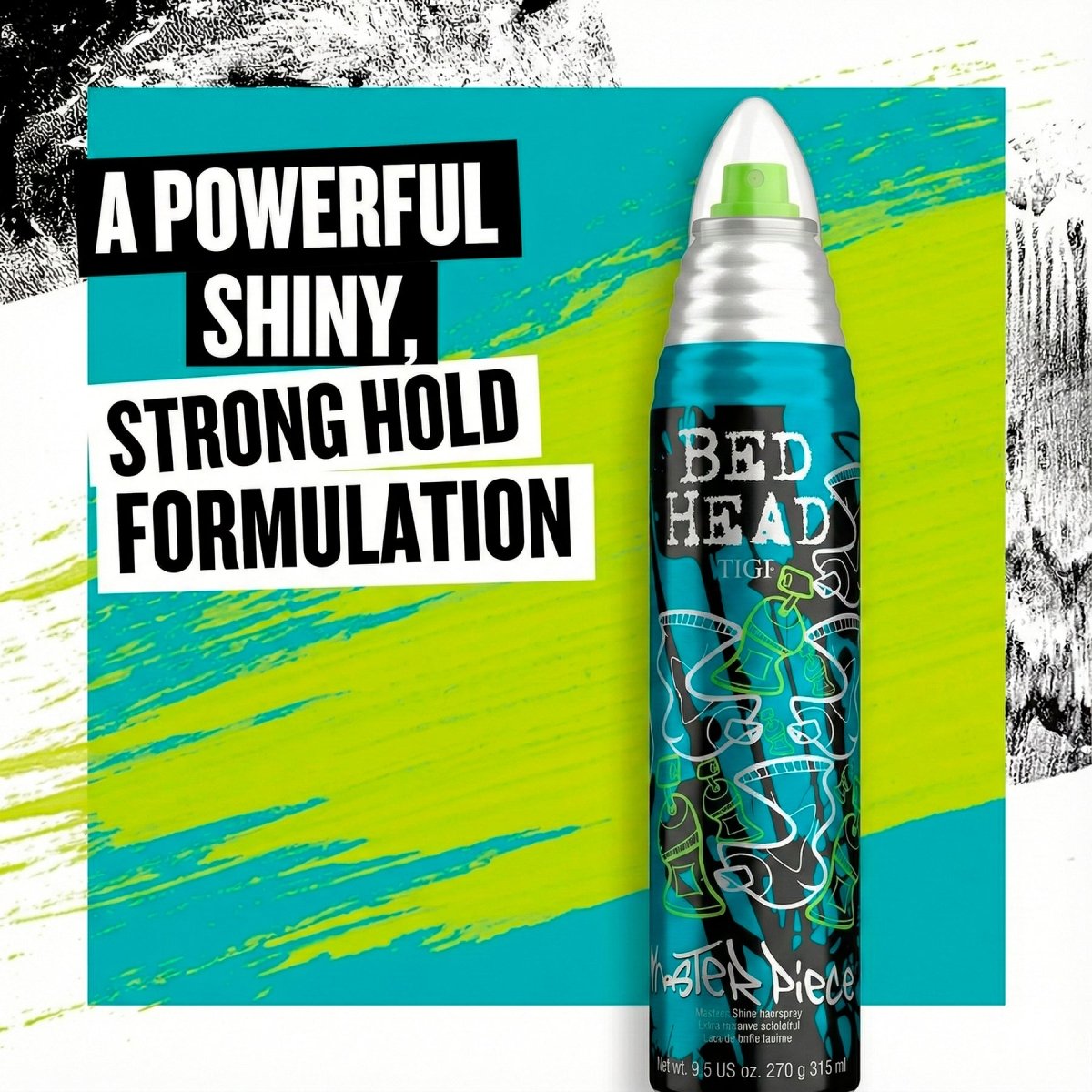 TIGI Bed Head Masterpiece Extra Strong Hold Hair Spray 9.5 oz - Pack o ...
